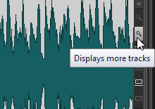 Zooming to Display More or Less Tracks