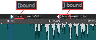 Binding Markers to Clips in the Audio Montage
