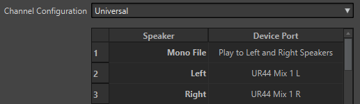 Sending Mono File Audio Streams to a Dedicated Speaker