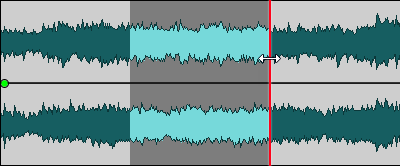 Muting Selected Ranges of Clips