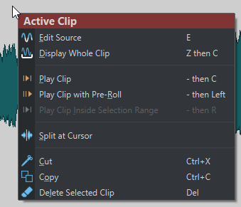 Context Menus