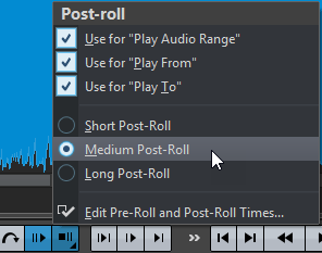 Pre-roll y post-roll